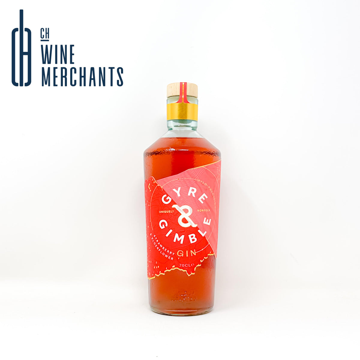 Gyre & Gimble Strawberry & Elderflower Gin, 40% ABV, 70cl – CH Wine ...